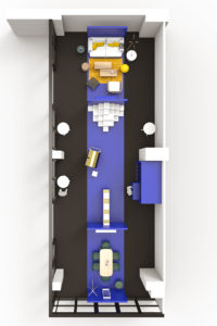 Showroom BEUKAY COSMETICS COSMOPROF - design by piergil fourquié