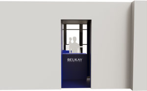 Showroom BEUKAY COSMETICS COSMOPROF - design by piergil fourquié