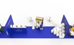 Showroom BEUKAY COSMETICS COSMOPROF - design by piergil fourquié